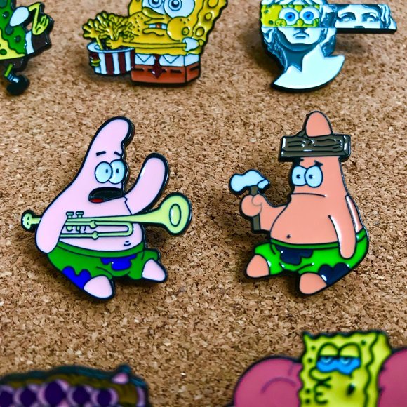 Nickelodeon | Accessories | Set Of 22 Spongebob Pins Spongebob Patrick ...